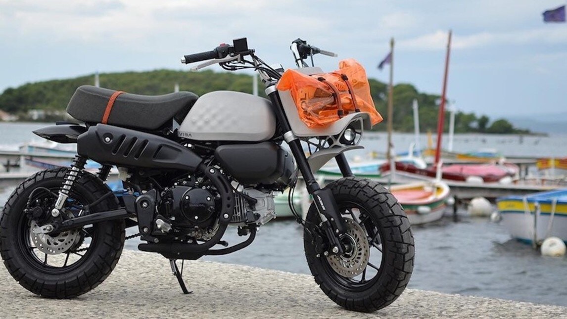 Honda Monkey 125 custom stampata in 3D FOTO - InMoto