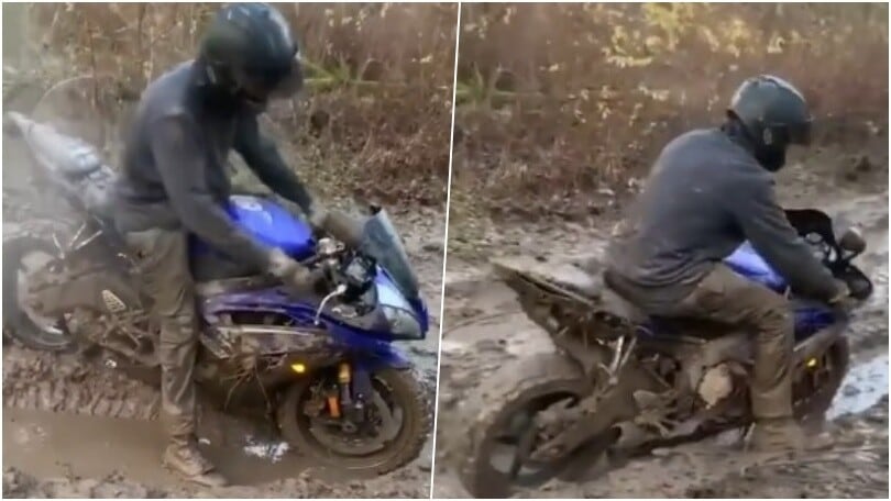 Voglia di Off-Road? Con la Yamaha R6 lo stai facendo malissimo VIDEO ...